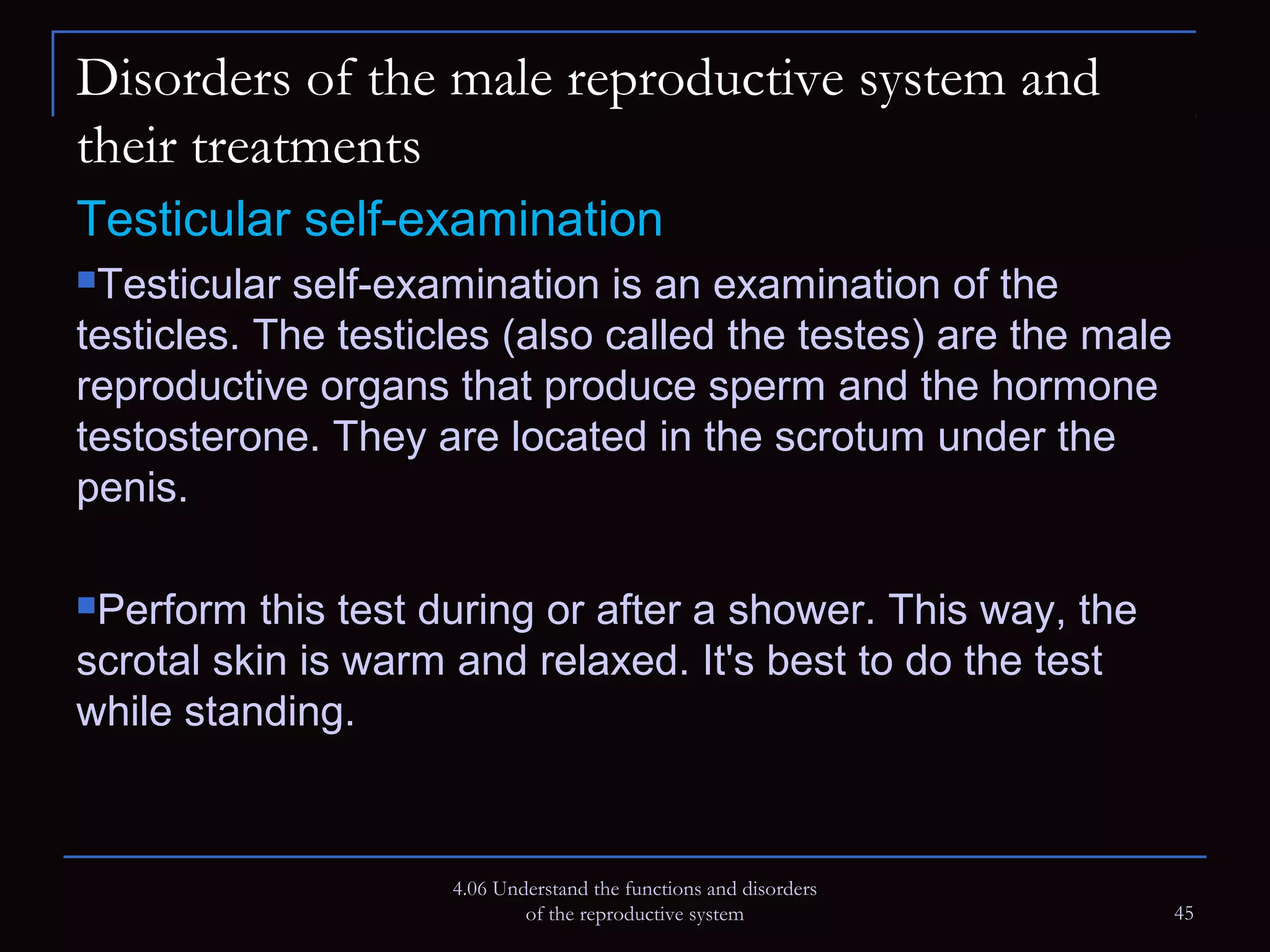 Functions and Disorders of the Reproductive System | PPT