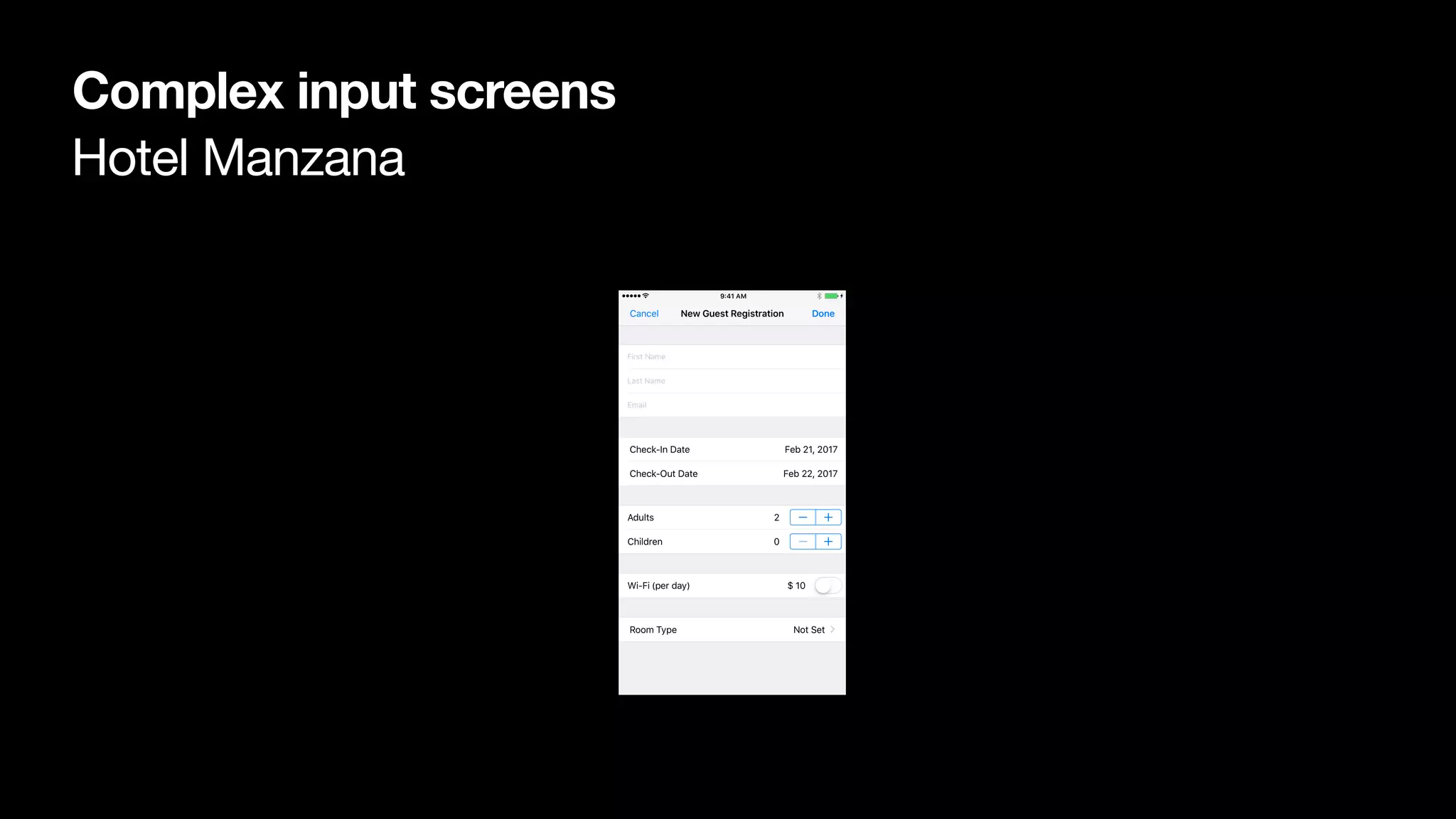Building complex input screens | PPT Building complex input screens | PPT