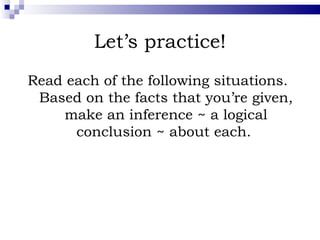 4.1.1 making inferences presentation | PPT