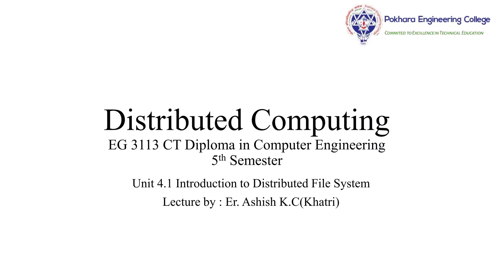 Distributed File System | PPT