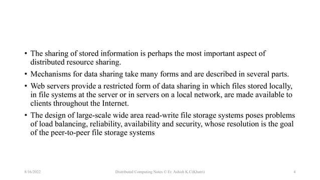 Distributed File System Ppt