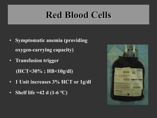 General blood bank presentation as basic informqtion for beginerw | PPT