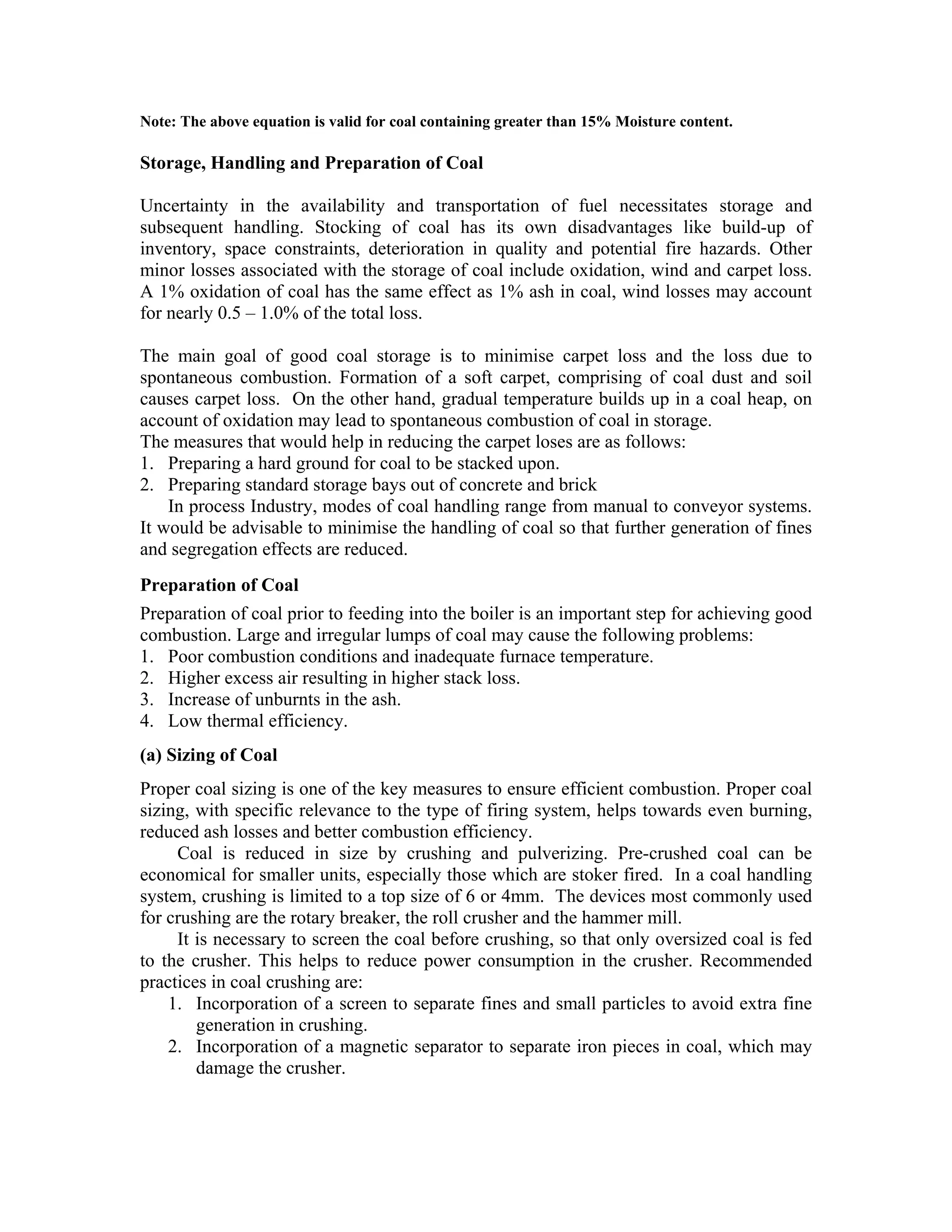 properties of coal | PDF