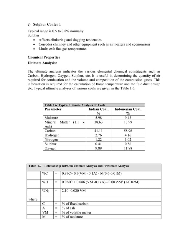 properties of coal | PDF