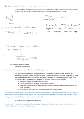 4.1 further mechanics | PDF