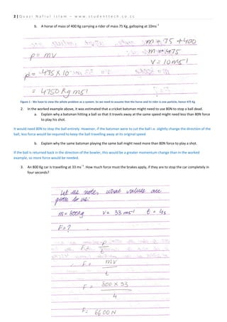 4.1 further mechanics | PDF