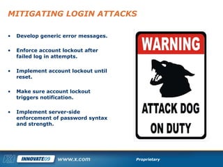 Developing Secure Applications and Defending Against Common Attacks | PPT