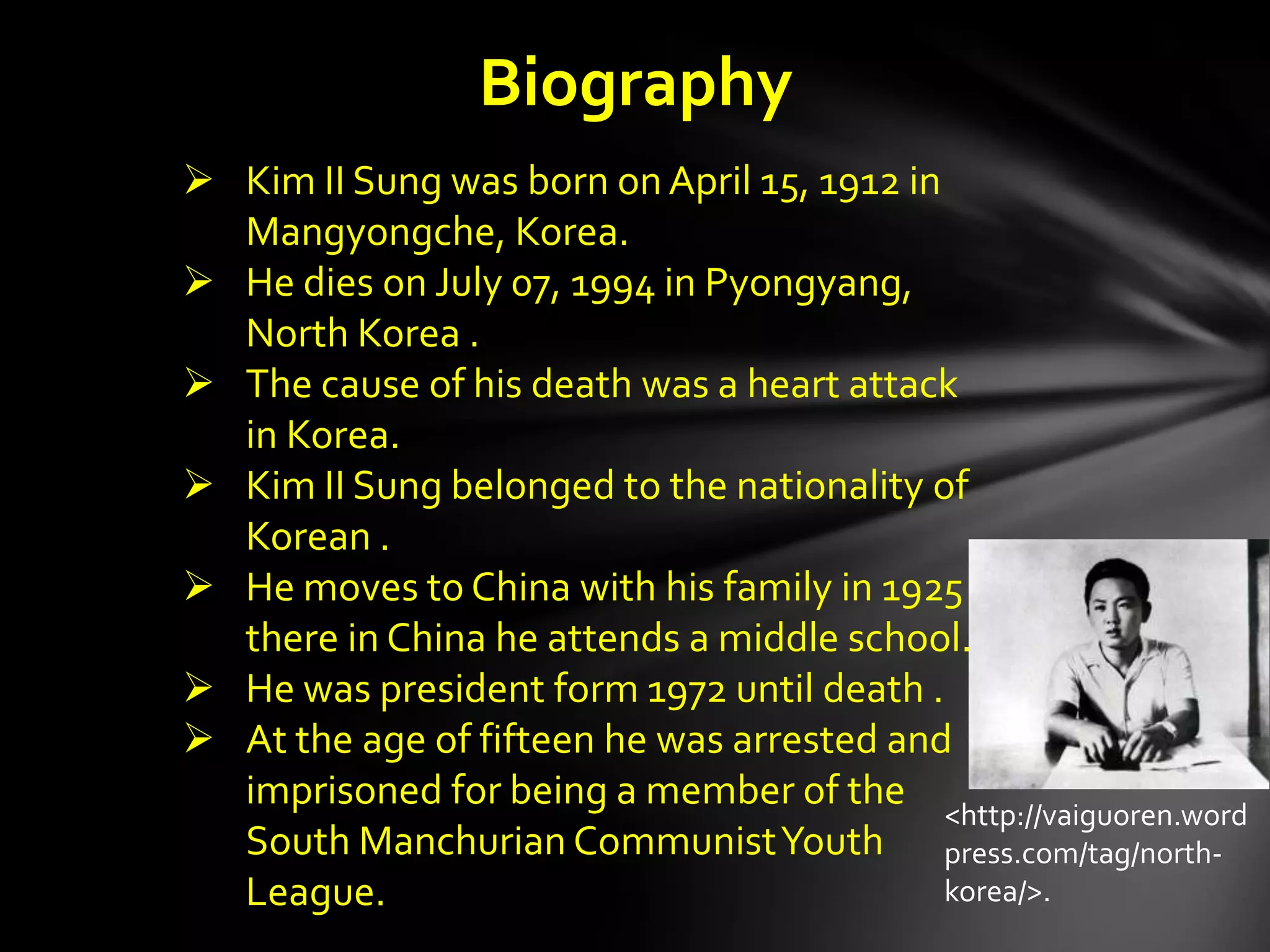 Kim Il Sung | PPTX