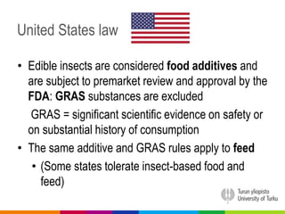 The impact of the insect regulatory system on the insect marketing ...