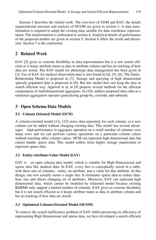 Optimized Column-Oriented Model: A Storage and Search Efficient ...