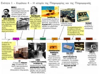 α 4 η ιστορία της πληροφορίας και της πληροφορικής | PPT