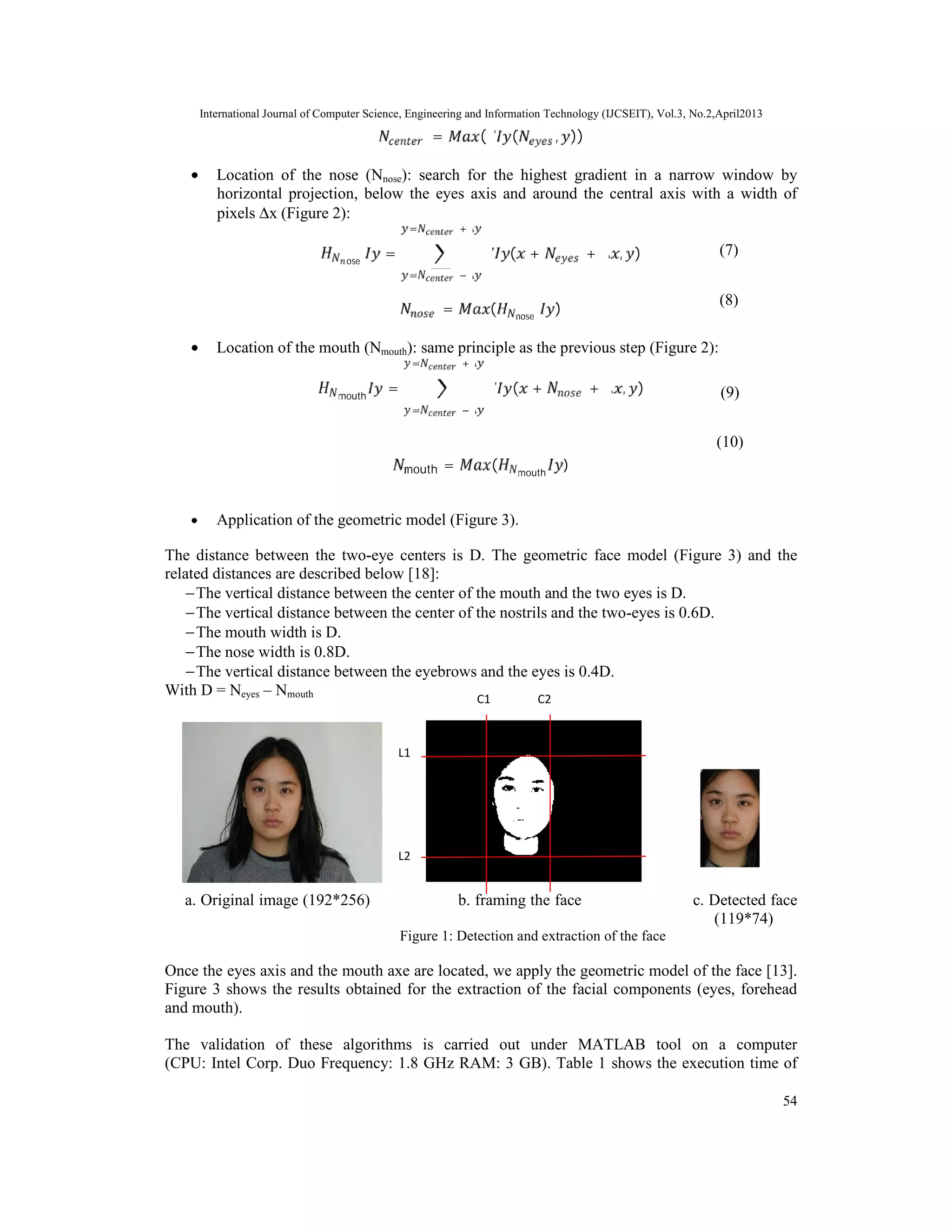FPGA ARCHITECTURE FOR FACIAL-FEATURES AND COMPONENTS EXTRACTION | PDF