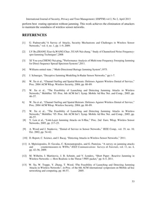 A Security Mechanism Against Reactive Jammer Attack In Wireless Sensor Networks Using Trigger ...