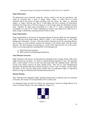 Enhanced Thinning Based Finger Print Recognition | PDF