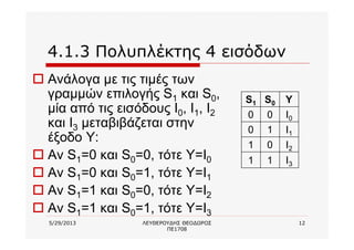ψηφιακά ηλεκτρονικά κεφ 4 | PDF