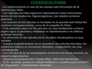 Clase de vesicula y vias biliares - Ecografia | PPT