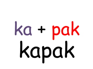 Kad Suku Kata KVK KV | PPTX