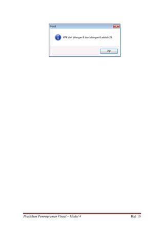 4. percabangan dan perulangan | PDF