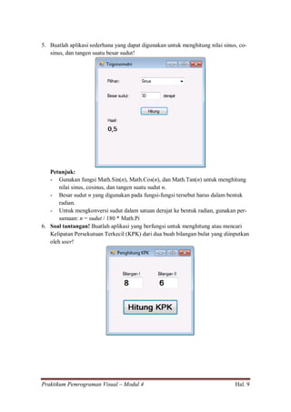 4. percabangan dan perulangan | PDF