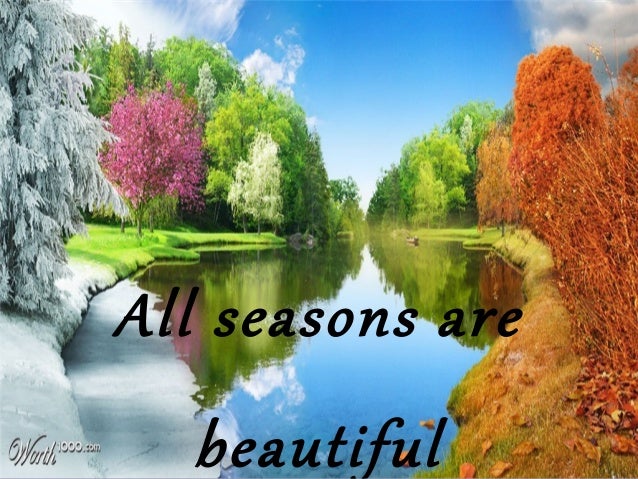 Презентация к уроку в 4 классе "All Seasons are beautiful". Работа Иш…