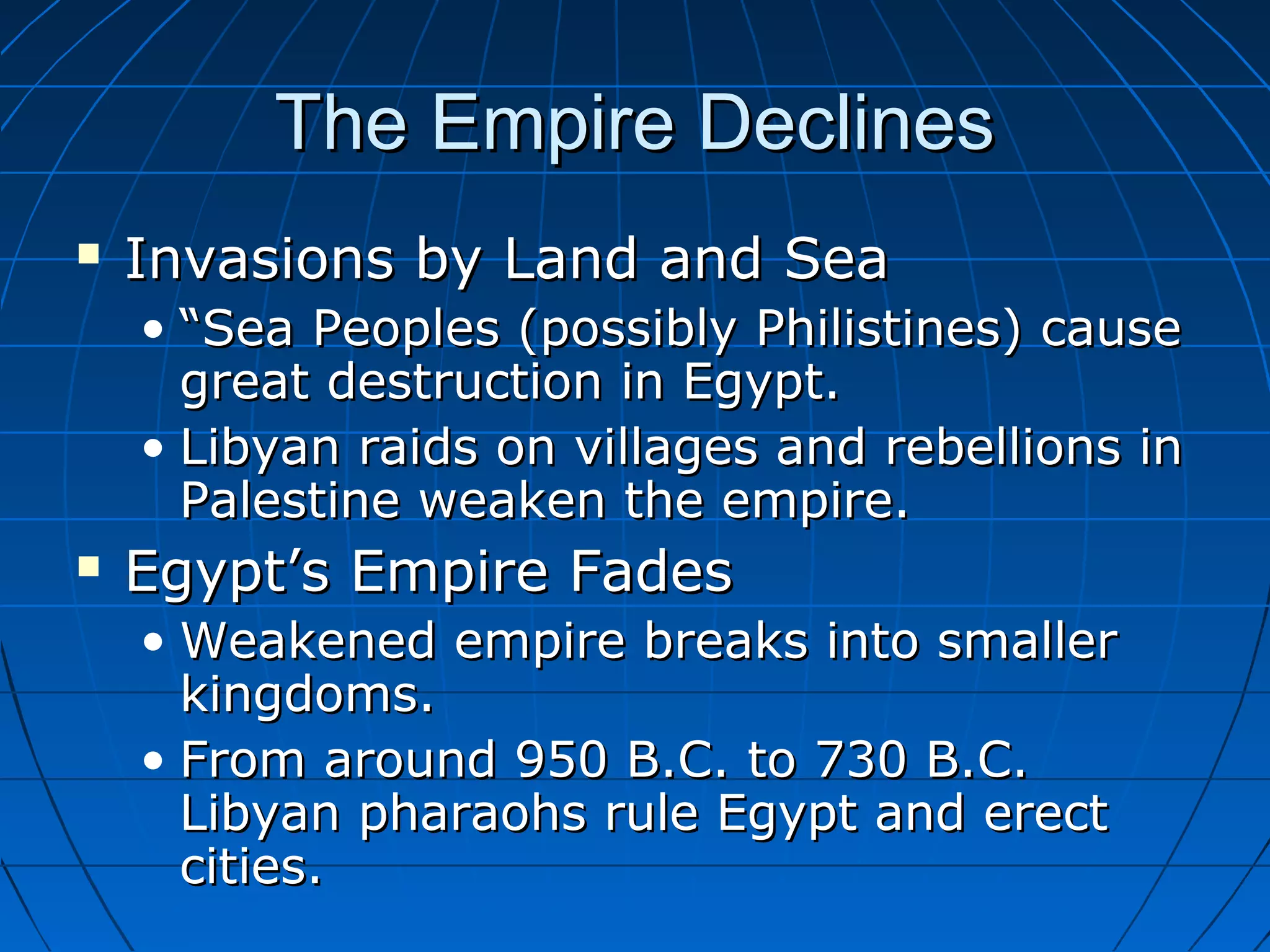 4.1 The Egyptian and Nubian Empires | PPT