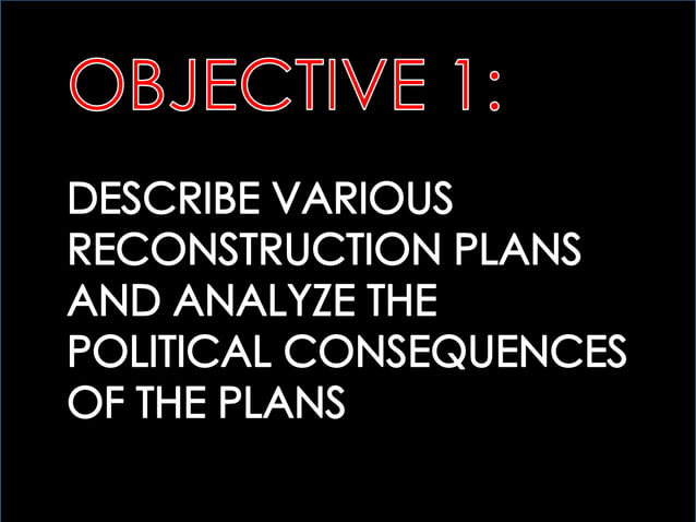 AHTWO: 4.4 RECONSTRUCTION AND ITS EFFECTS | PPT