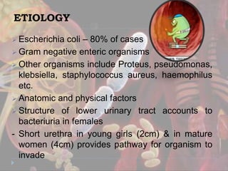 UTI in children | PPTX