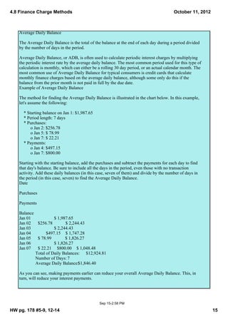 4.8 balance methods notes | PDF
