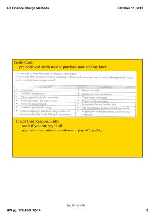 4.8 balance methods notes | PDF