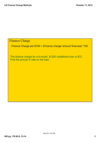 4.8 balance methods notes | PDF