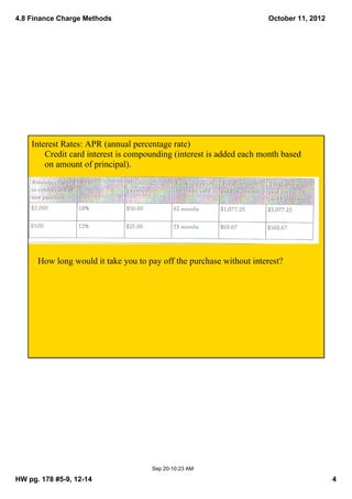 4.8 balance methods notes | PDF