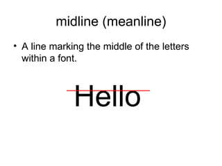 4. typographic terms vy pham | PPT