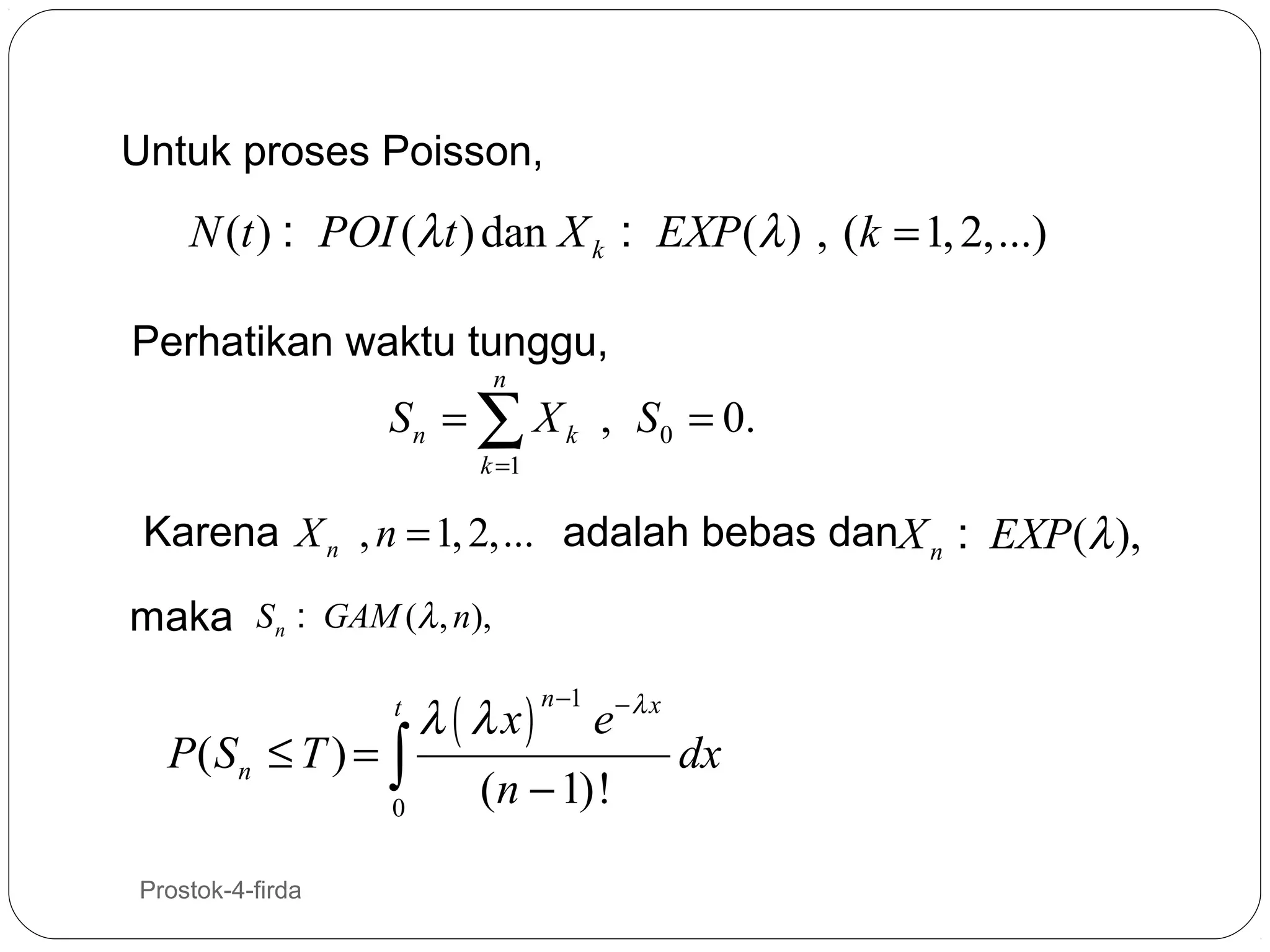 proses poisson | PPT