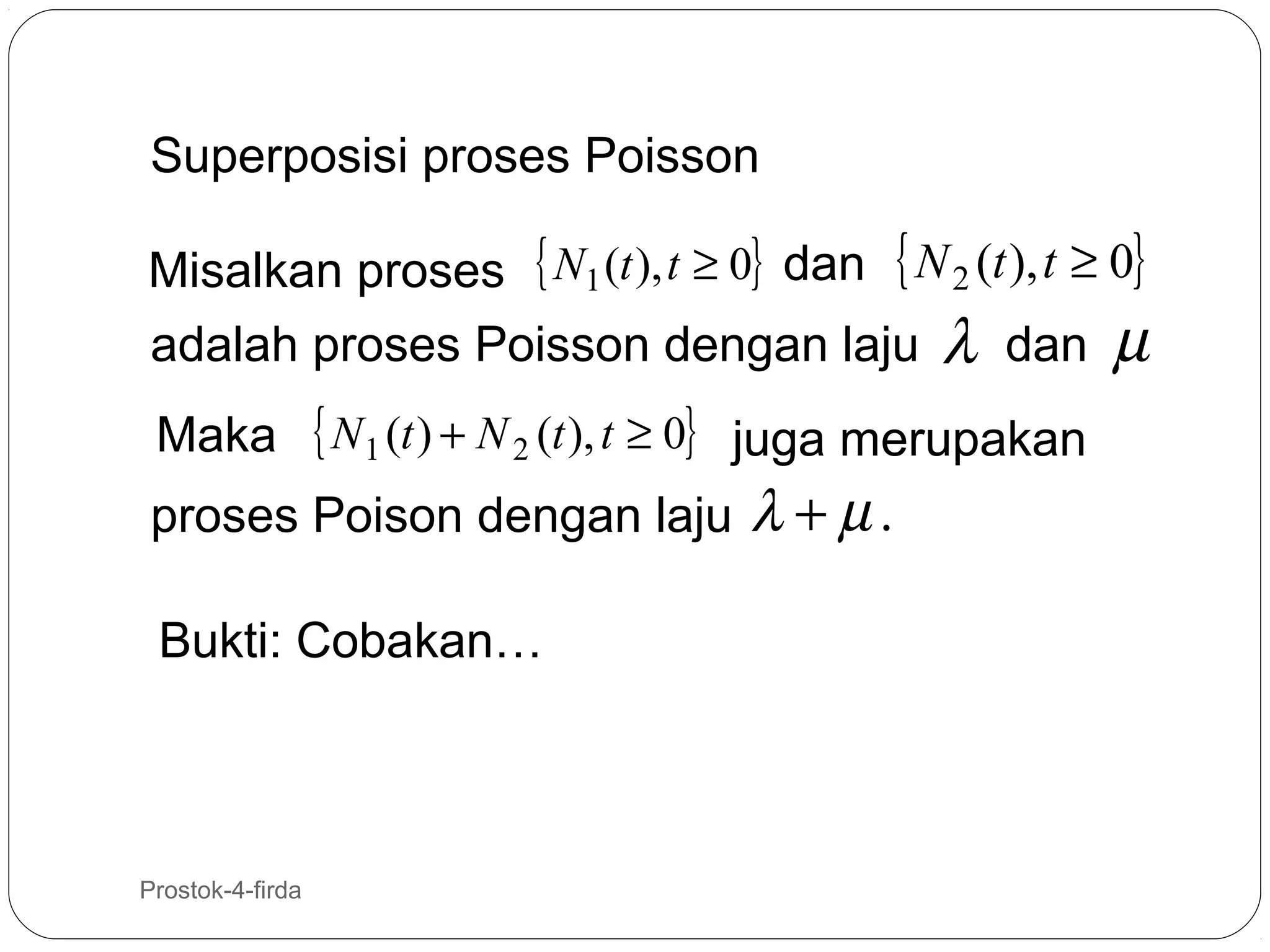 proses poisson | PPT