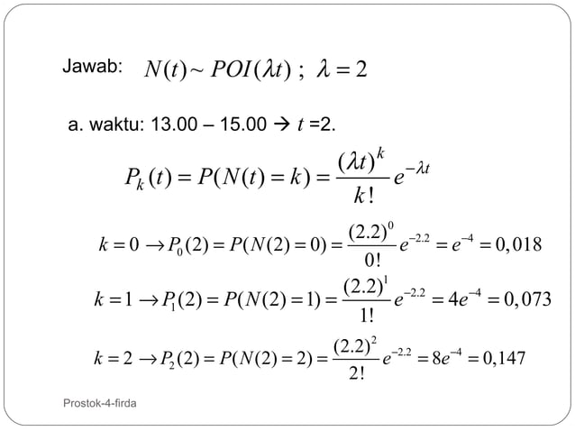 proses poisson | PPT