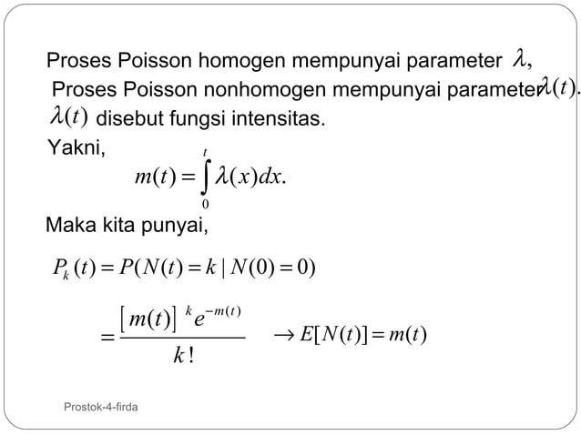 proses poisson | PPT