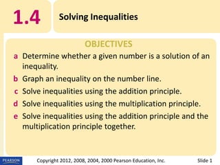 Inequality Solution