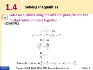 4. solving inequalities | PPTX