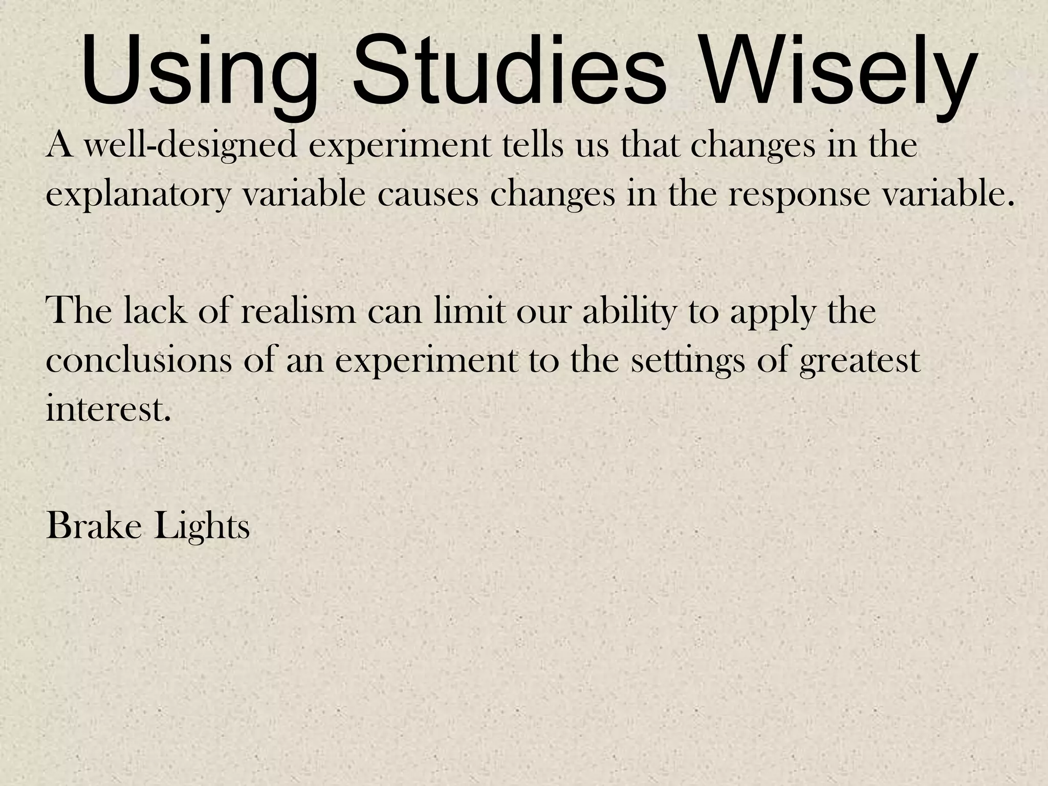 4.3 using studies wisely | PPTX