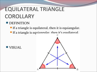 4.7 use isosceles and equilateral triangles | PPT