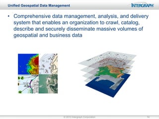 Intergraph’s Server Offering_Richard Goodman - Intergraph Geospatial ...