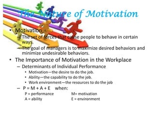 motivation model | PPT