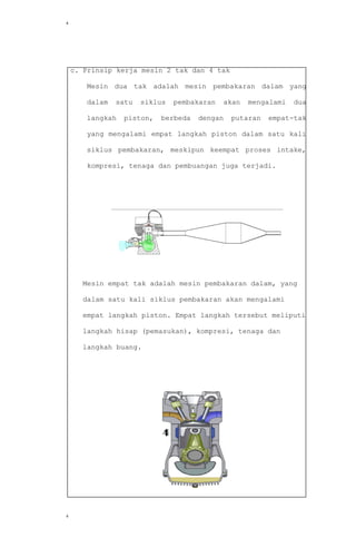 Soal dan jawaban No 4™ Tugas Pendahuluan Motor Bensin Teknik Mesin | PDF