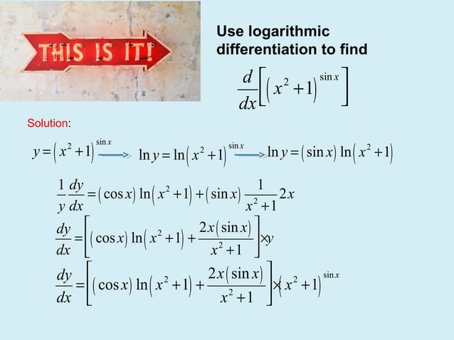 4.3 derivative of exponential functions | PPT
