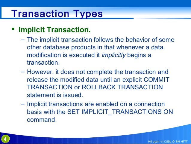 4.2 transaction
