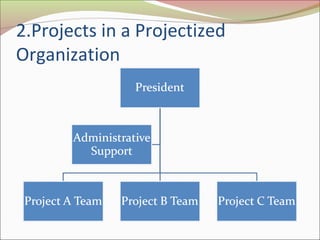 4. the project in the organizational structure | PPT