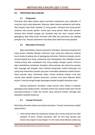 4. peraturan bola baling | DOC