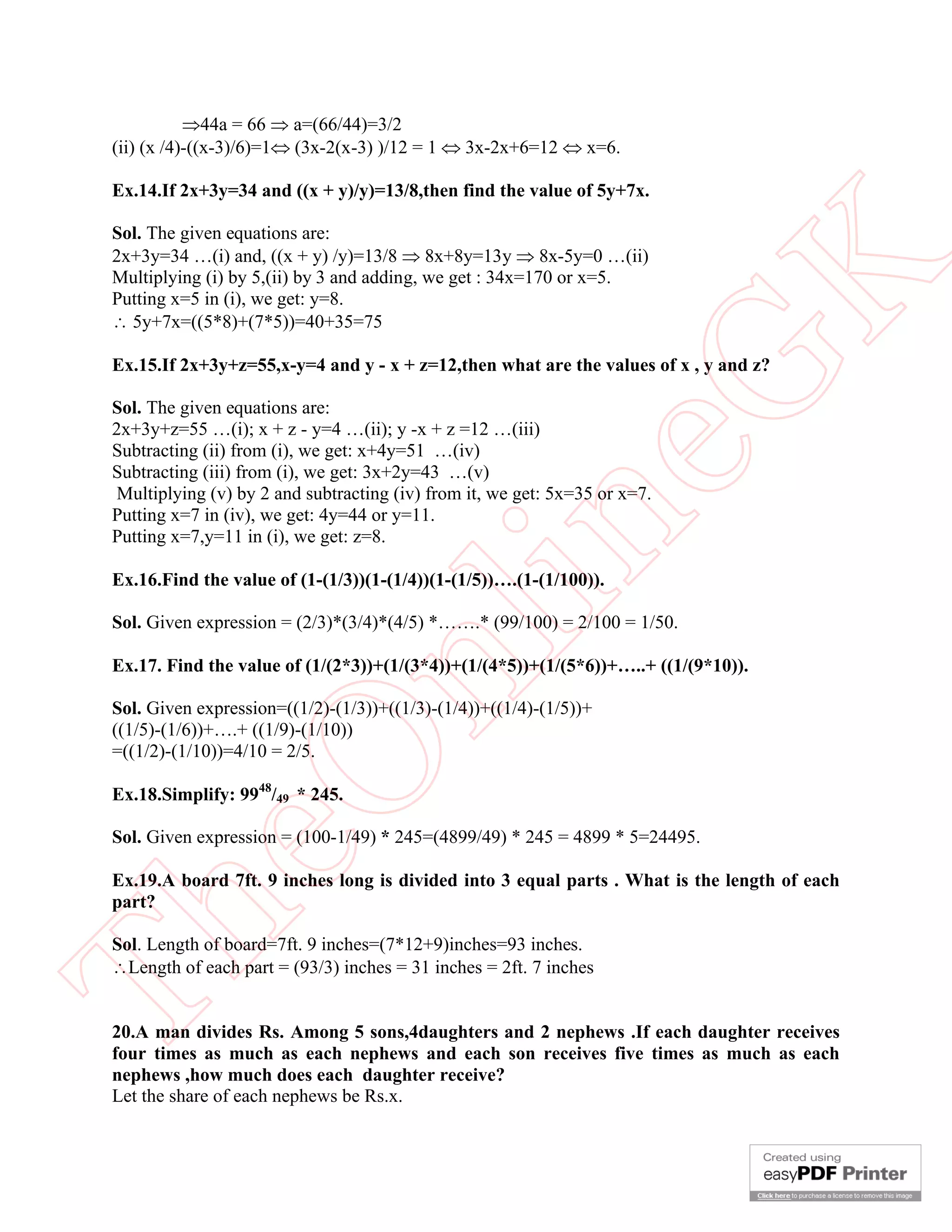 4. simplifications | PDF