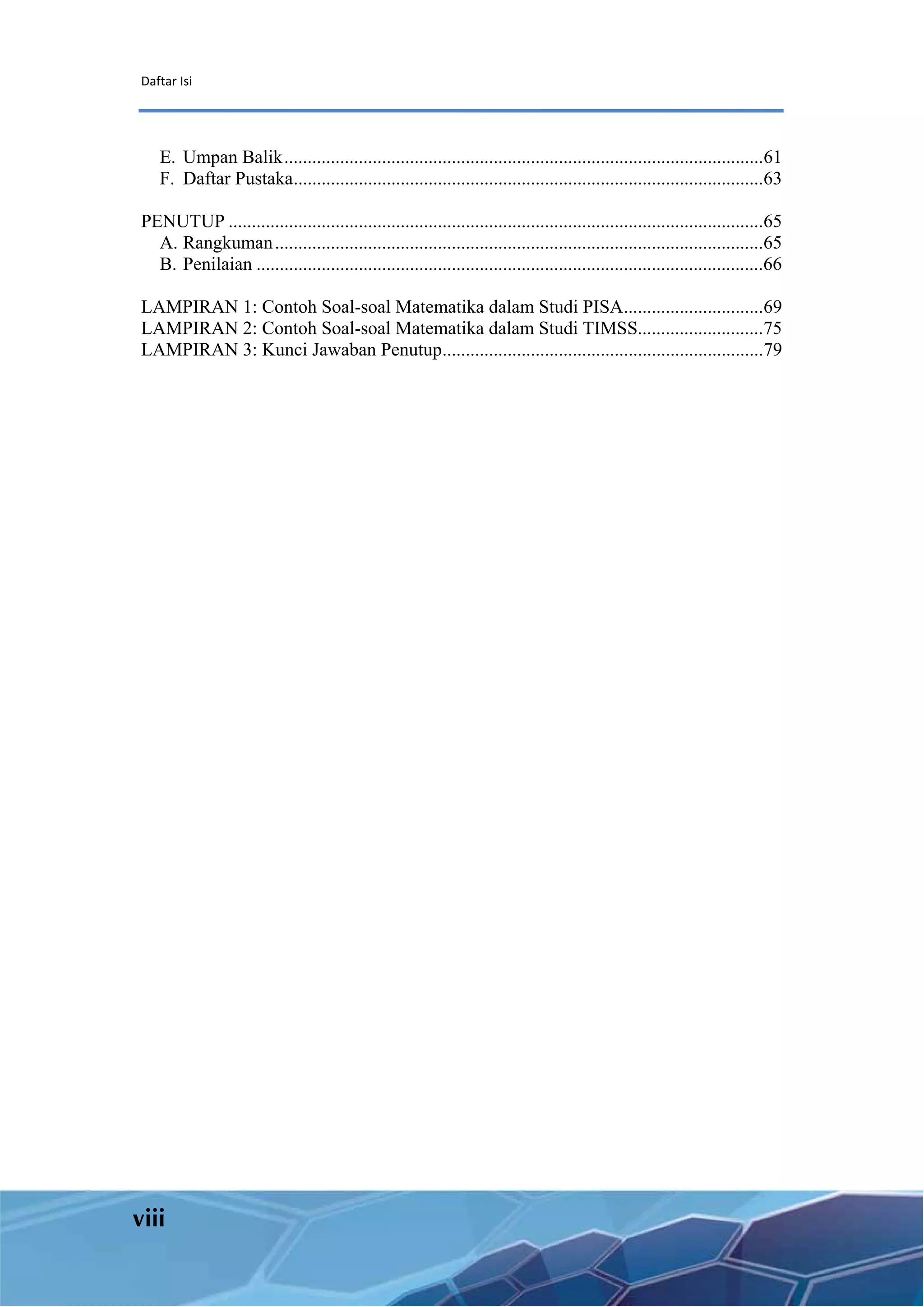 instrumen penilaian hasil belajar matematika .... | PDF