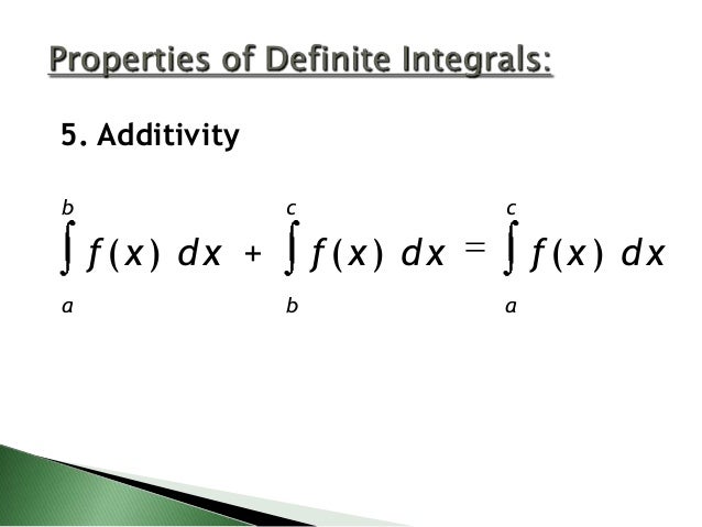 4.3 The Definite Integral